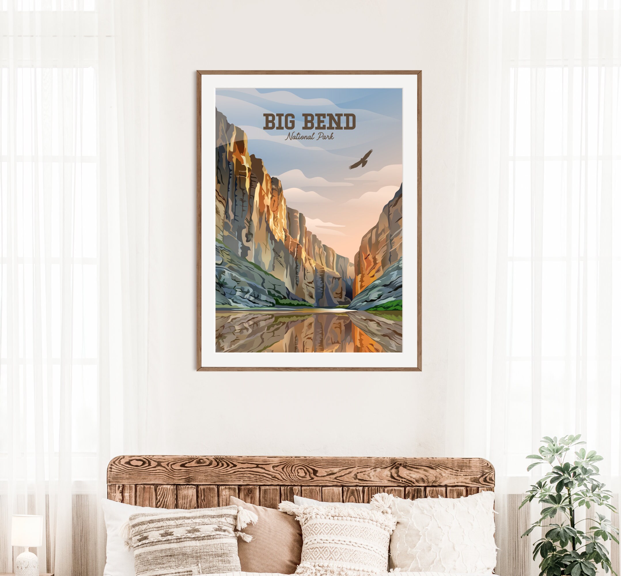 Big Bend National Park Poster Rio Grande River Print - Etsy