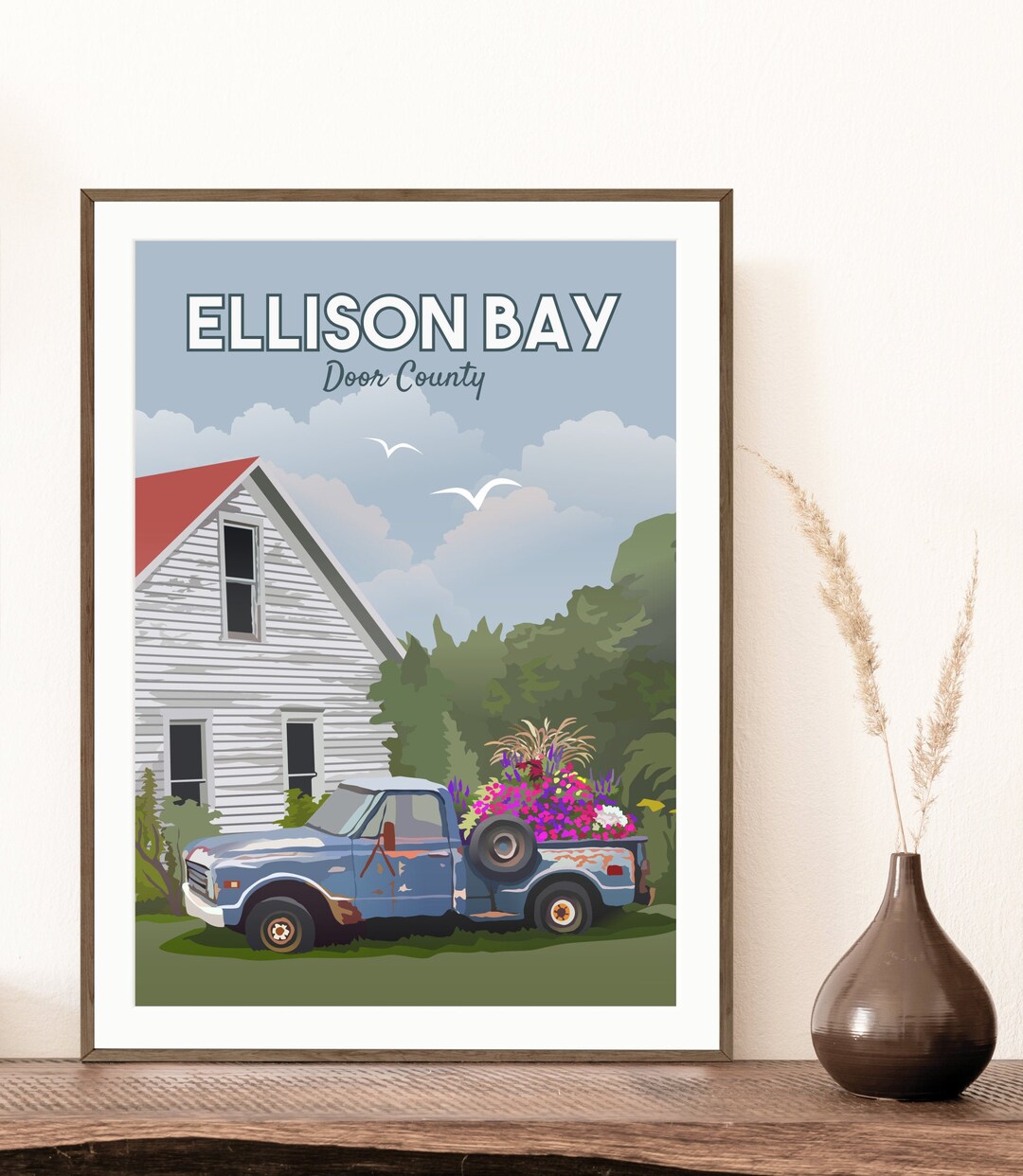 Ellison Bay Door County Art Print, Ellison Bay Wisconsin, Gus Klenke ...