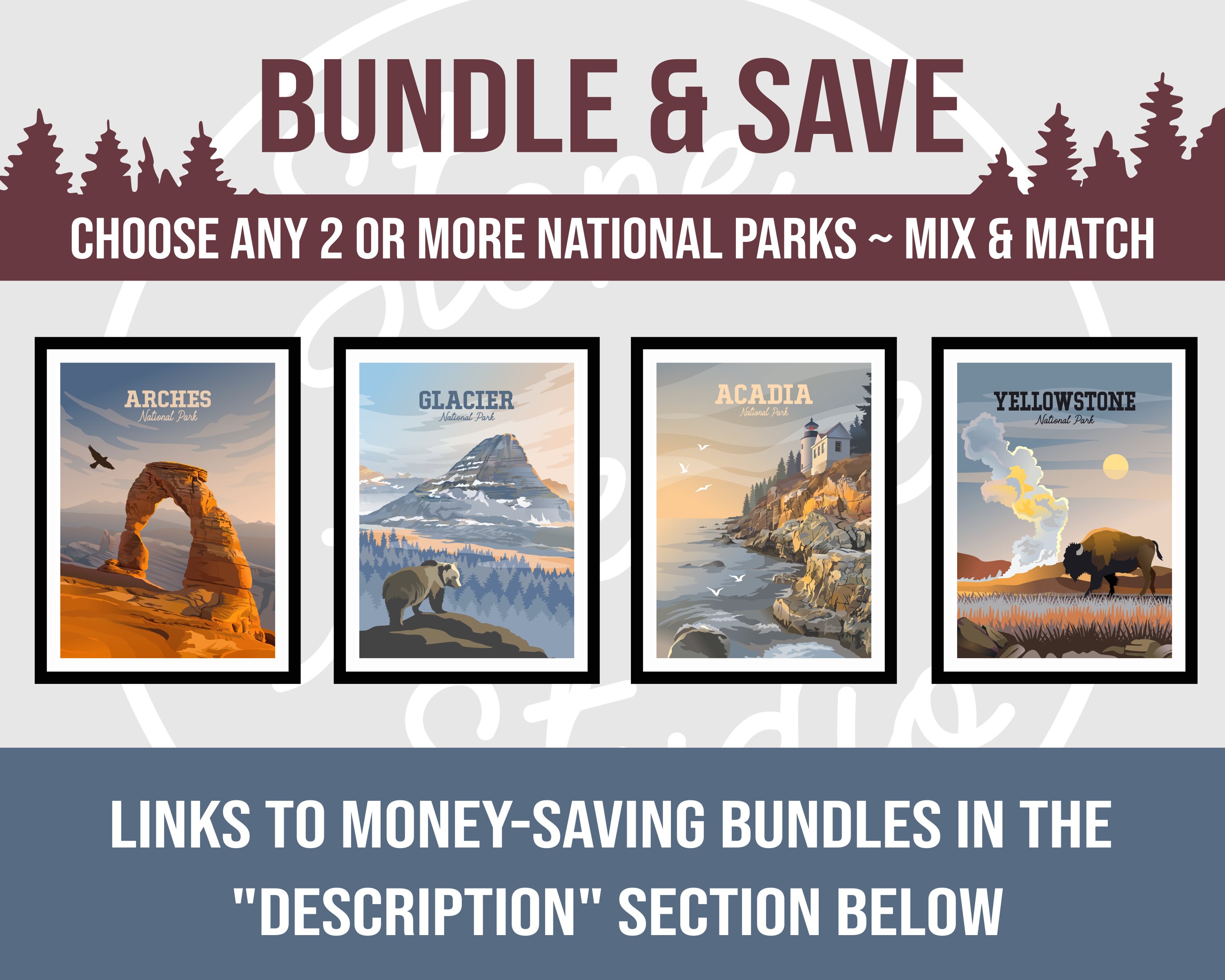 Sequoia National Park Poster | Sequoia & Kings Canyon | Giant Sequoias ...