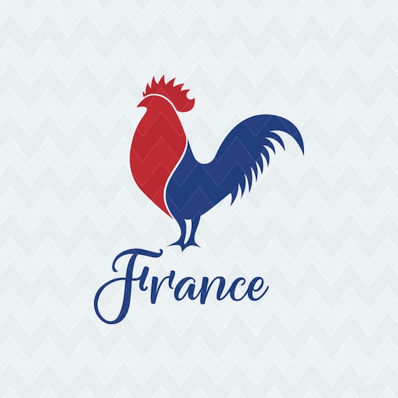 France French Cockerel Gallic Rooster Cutout Vector | Etsy