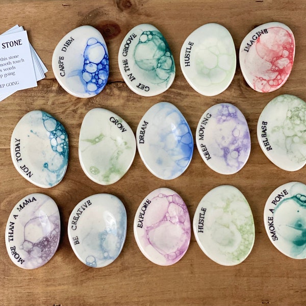 Ceramic Worry Stone - Etsy