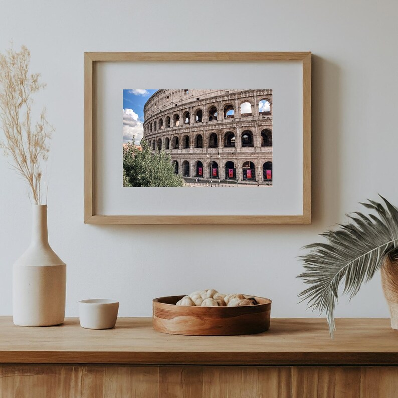 Colosseum Photography Print: Modern Italy Wall Art (digital Download ...
