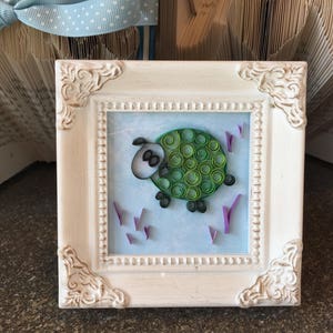 Whimsical Paper Quilled Sheep - Etsy