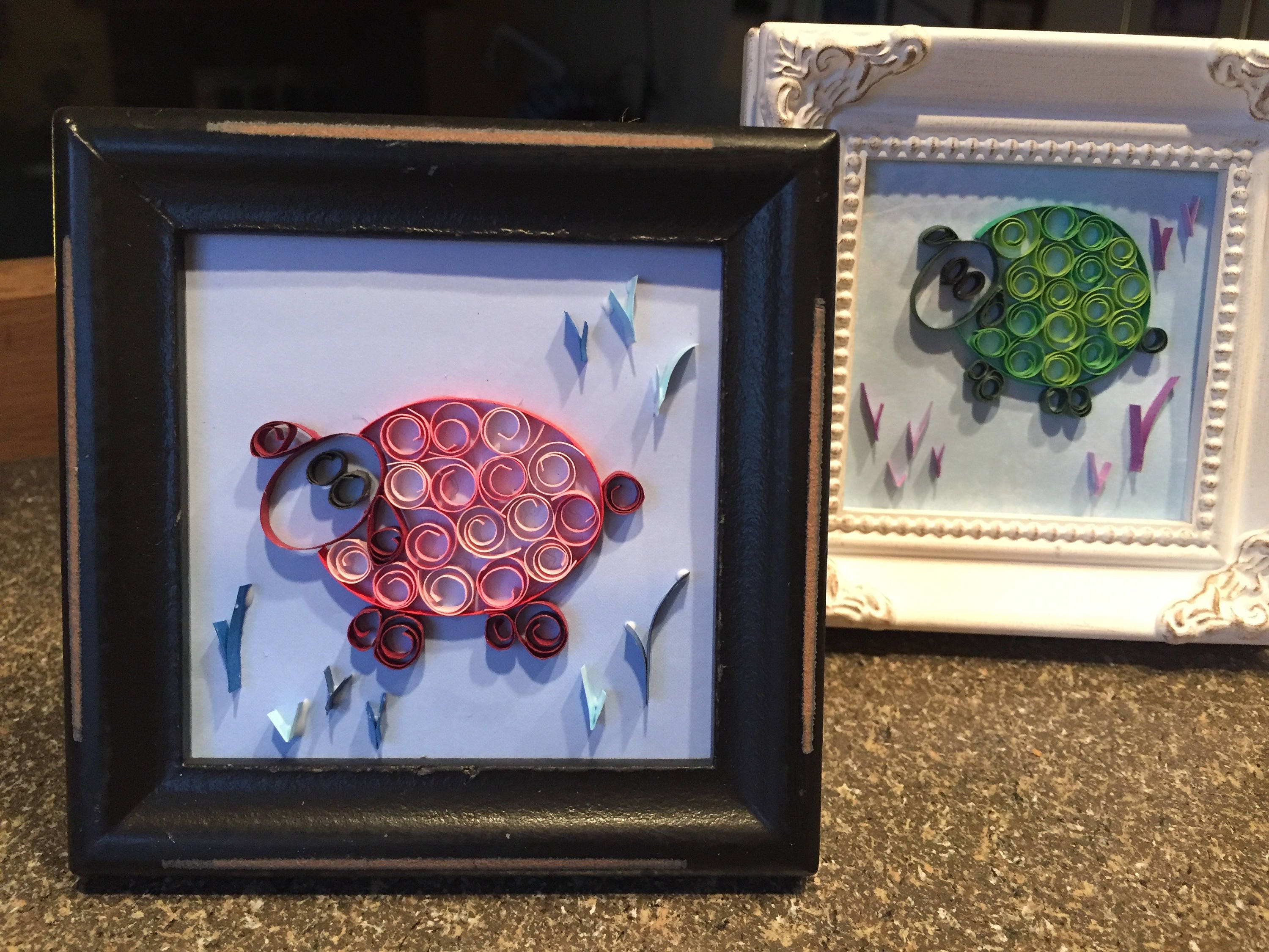 Whimsical Paper Quilled Sheep - Etsy Singapore