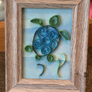 Quilled Sea Turtle - Etsy