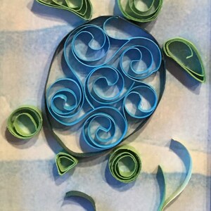 Quilled Sea Turtle - Etsy