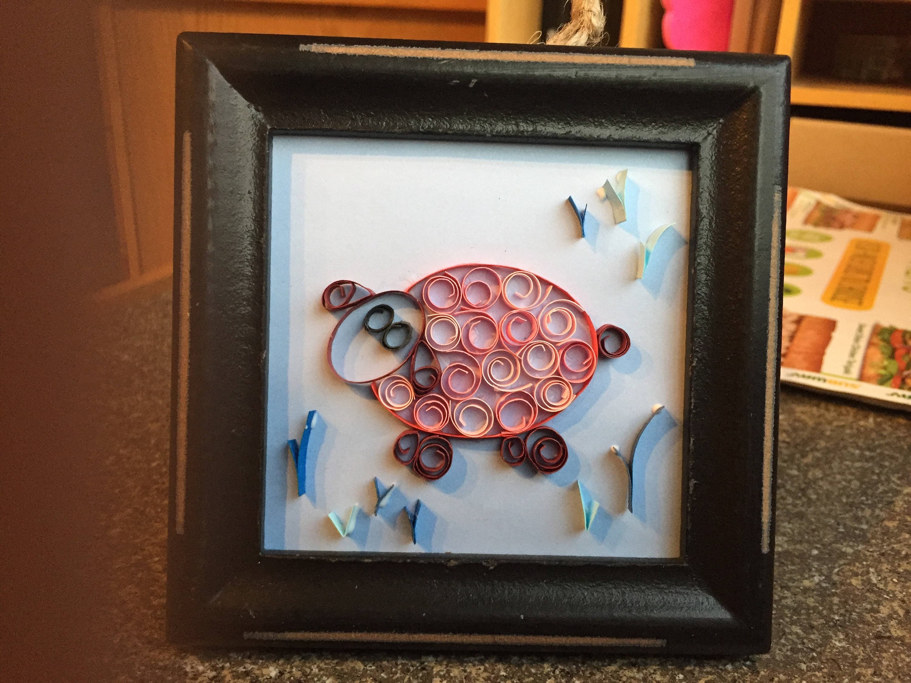 Whimsical Paper Quilled Sheep - Etsy