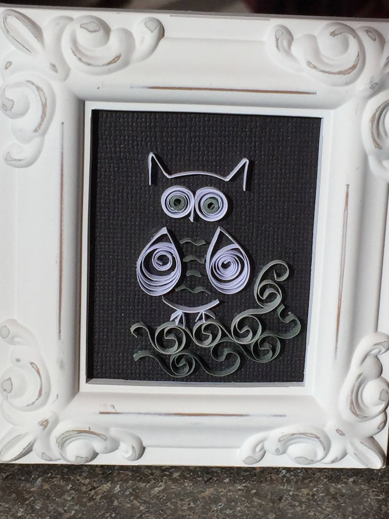 Black & White Quilling Miniatures - Etsy