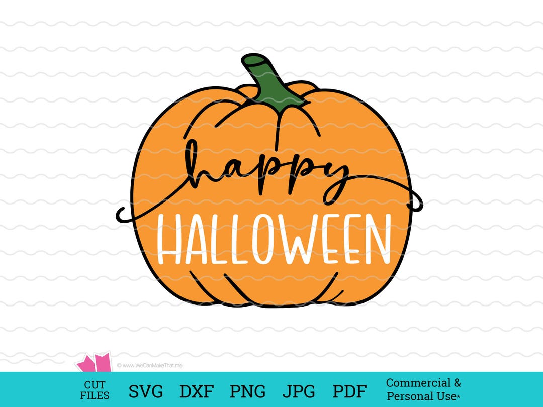 Halloween Pumpkin Sign SVG Cut File (digital Download) - Etsy