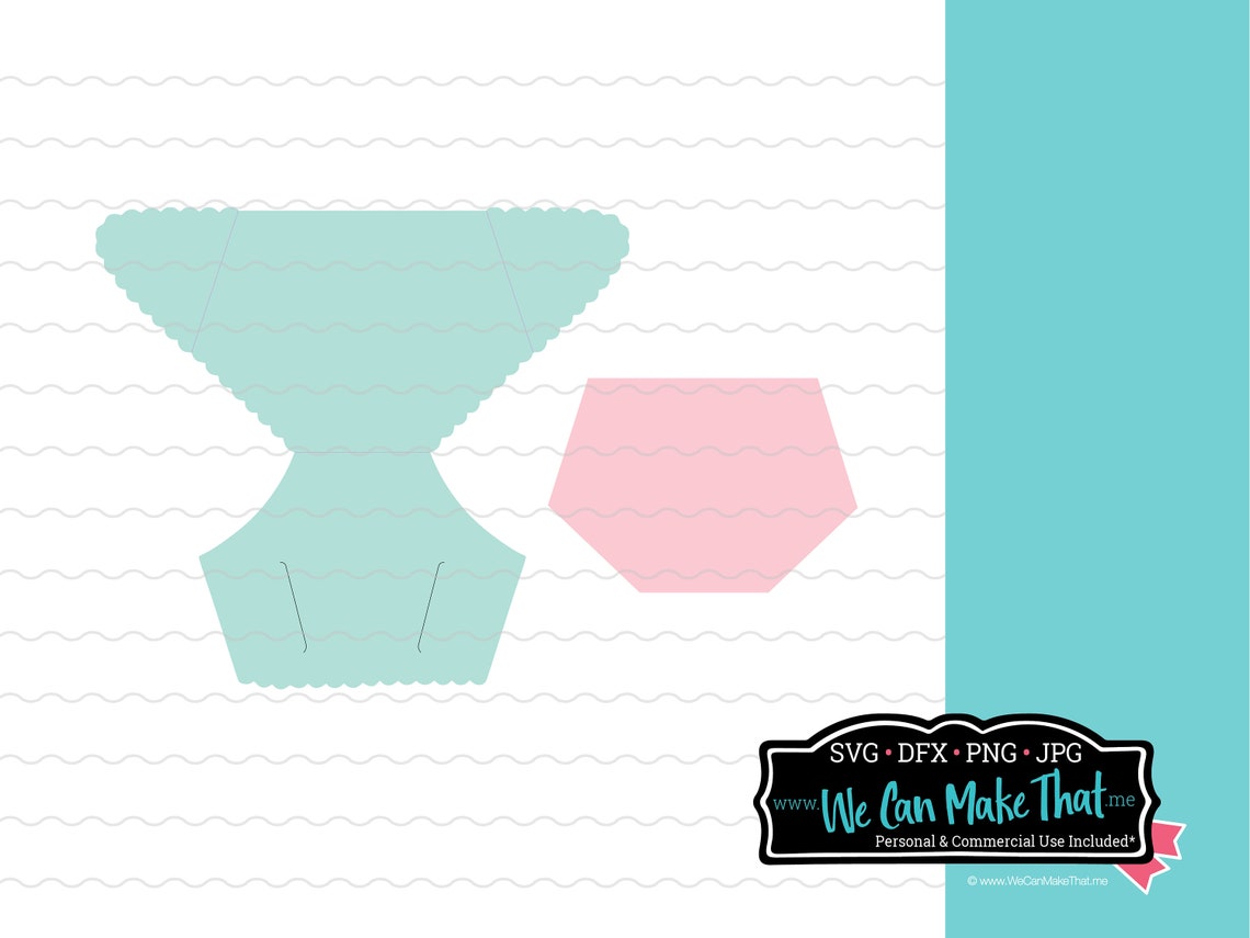 Diaper Card SVG, New Baby Annoucement, Baby Shower Gift Card Holder ...