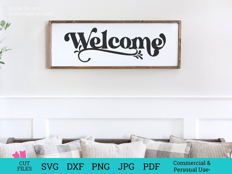 Welcome Sign SVG Cut File, Welcome Svg, Welcome Door Cut File, Svg Png ...