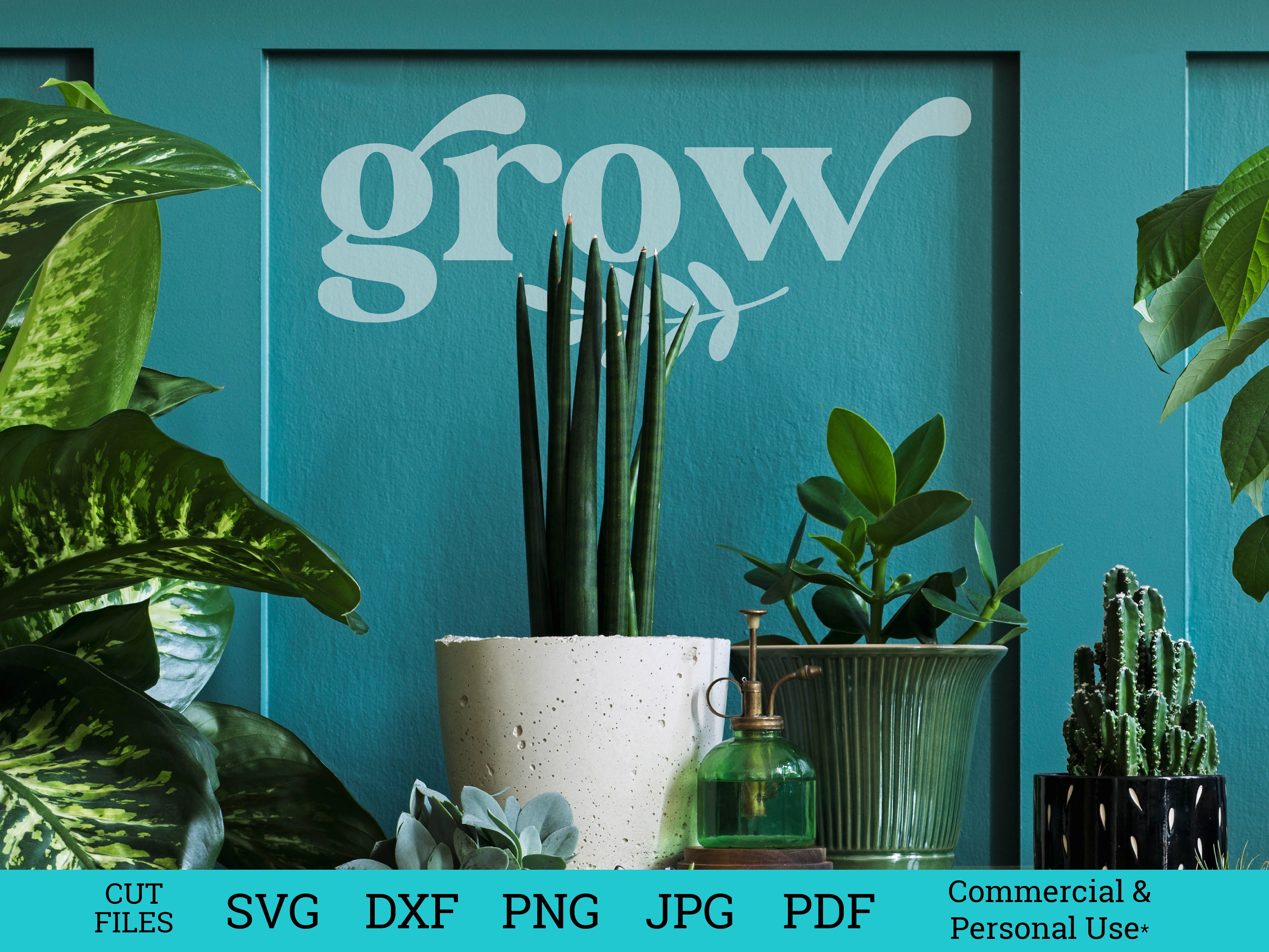 Grow Cut File SVG, Grow Svg, Cute Cut File for Cricut, Grow Svg Png ...