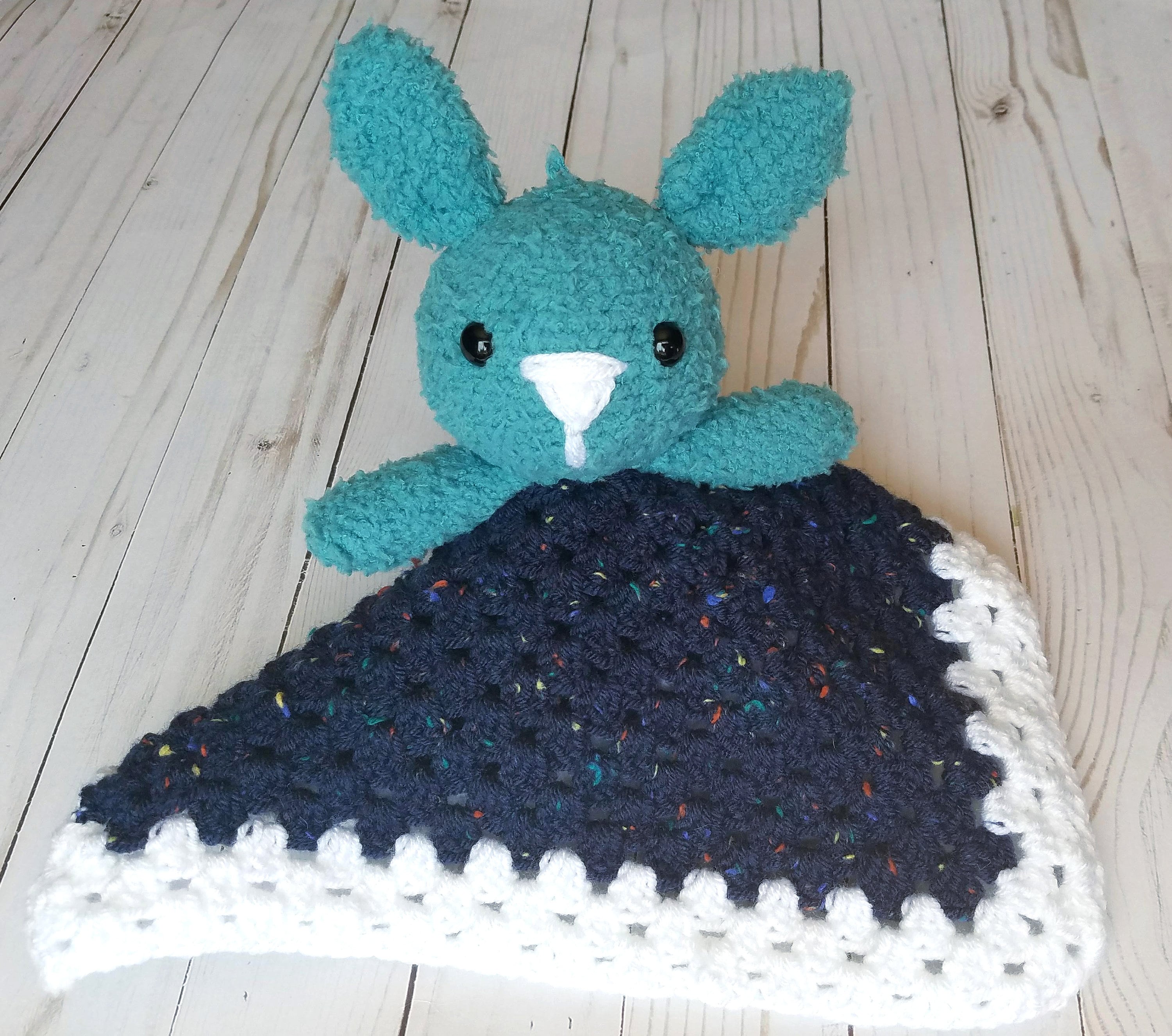 Bunny Lovey Security Blanket Baby Lovey Baby and Toddler | Etsy
