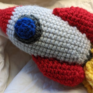 Rocket Ship Lovey Crochet Pattern | Lovey Crochet Pattern | PDF ...