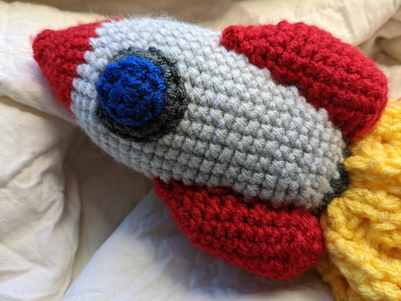 Rocket Ship Lovey Crochet Pattern Lovey Crochet Pattern - Etsy