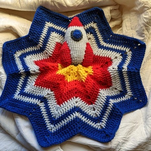 Rocket Ship Lovey Crochet Pattern | Lovey Crochet Pattern | PDF ...