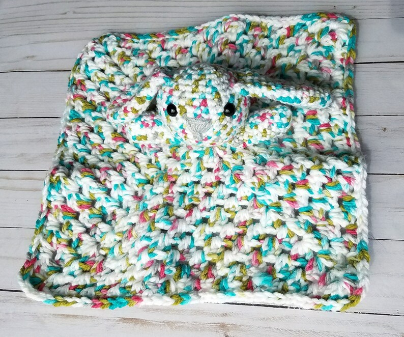 Bunny Lovey Security Blanket Baby Lovey Baby and Toddler - Etsy