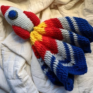 Rocket Ship Lovey Crochet Pattern | Lovey Crochet Pattern | PDF ...