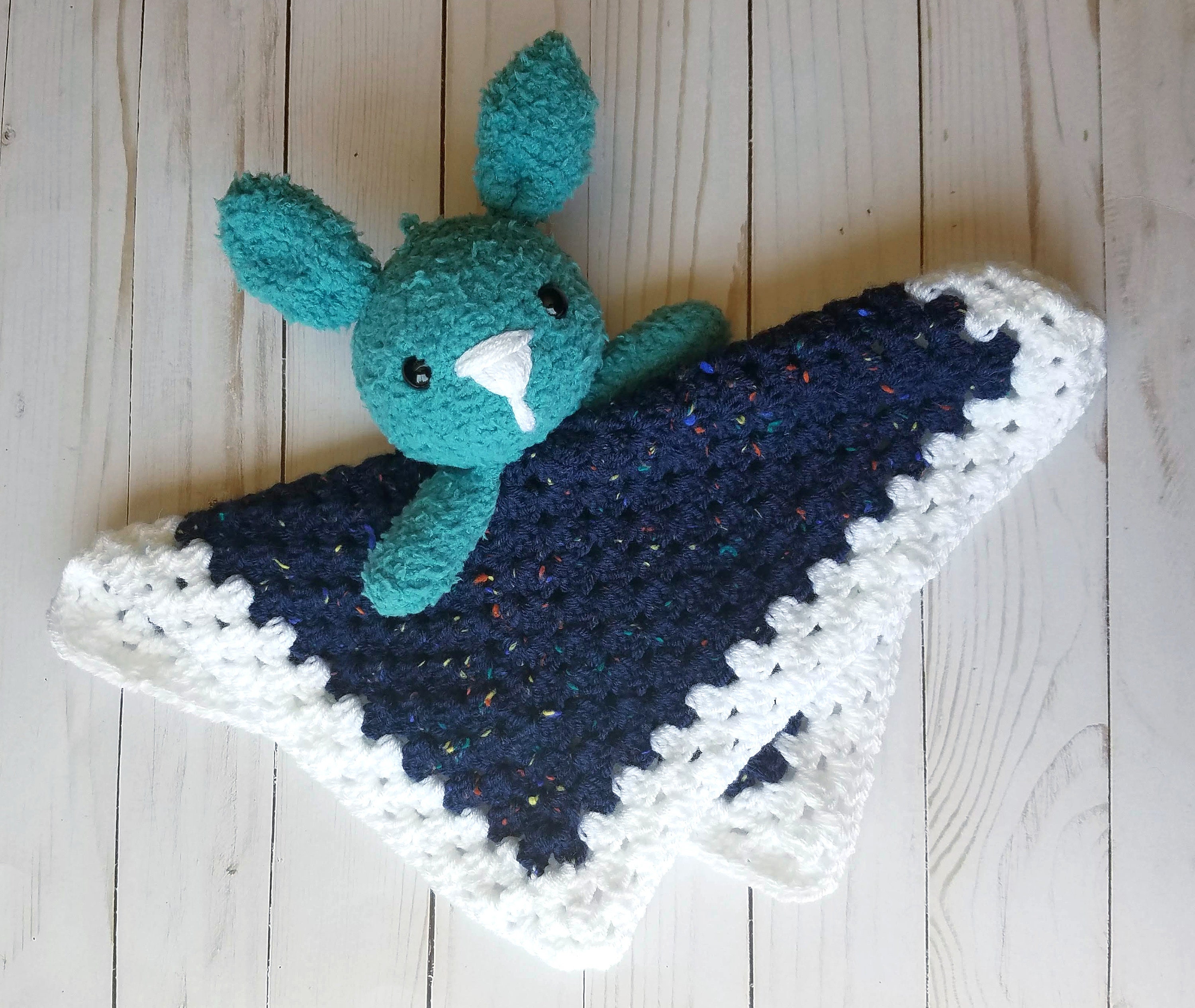 Bunny Lovey Security Blanket Baby Lovey Baby and Toddler | Etsy