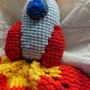 Rocket Ship Lovey Crochet Pattern | Lovey Crochet Pattern | PDF ...