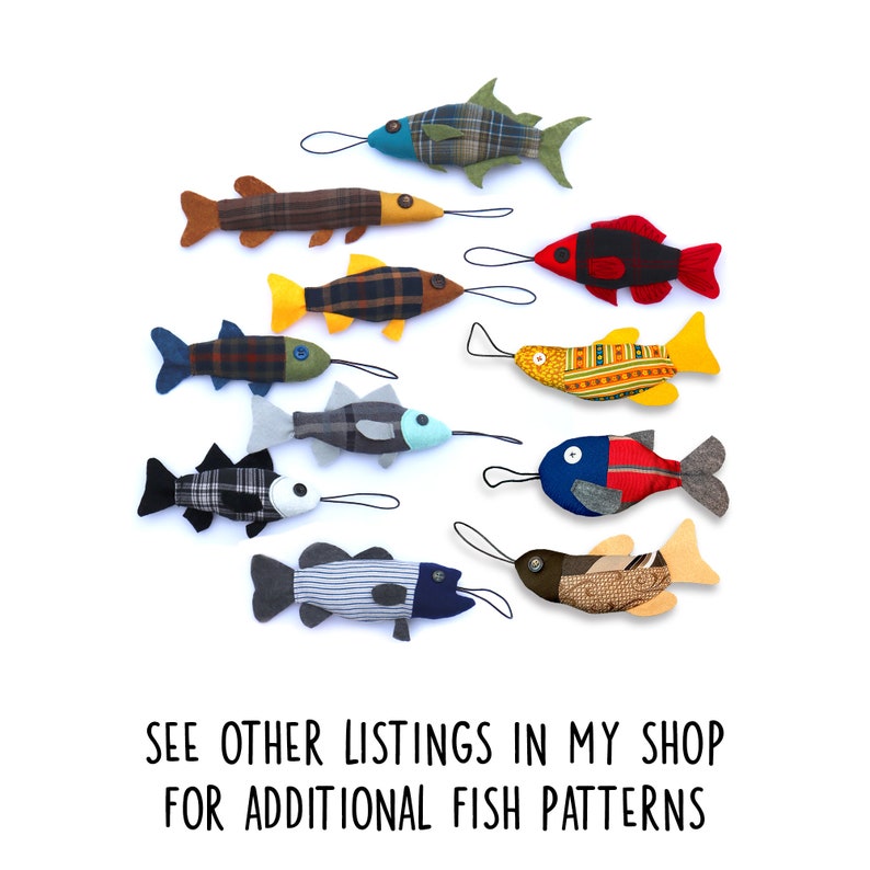 Salmon Fish Pattern: DIY Loved One Memory Keepsake (PDF Download), Made ...