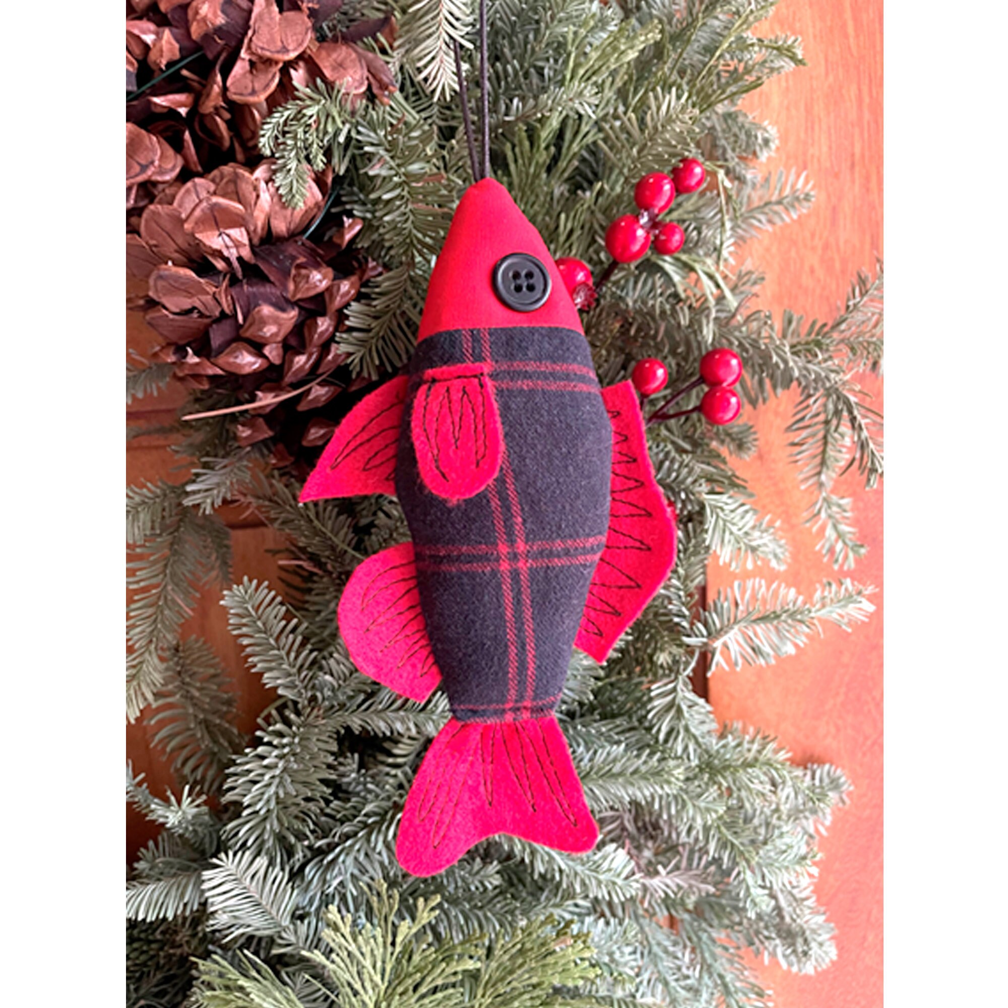 Crappie, Fish Pattern, Memory Fish, Loved One Keepsake, Made From Shirt ...