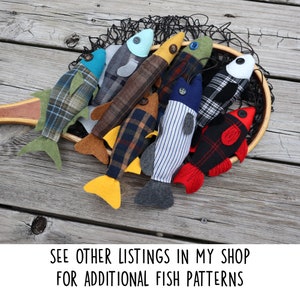 Crappie, Fish Pattern, Memory Fish, Loved One Keepsake, Made From Shirt ...