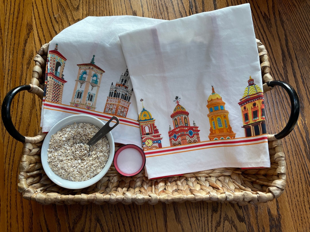 KC Plaza Tea Towel, Kansas City Country Club Plaza Towers, Kansas City ...