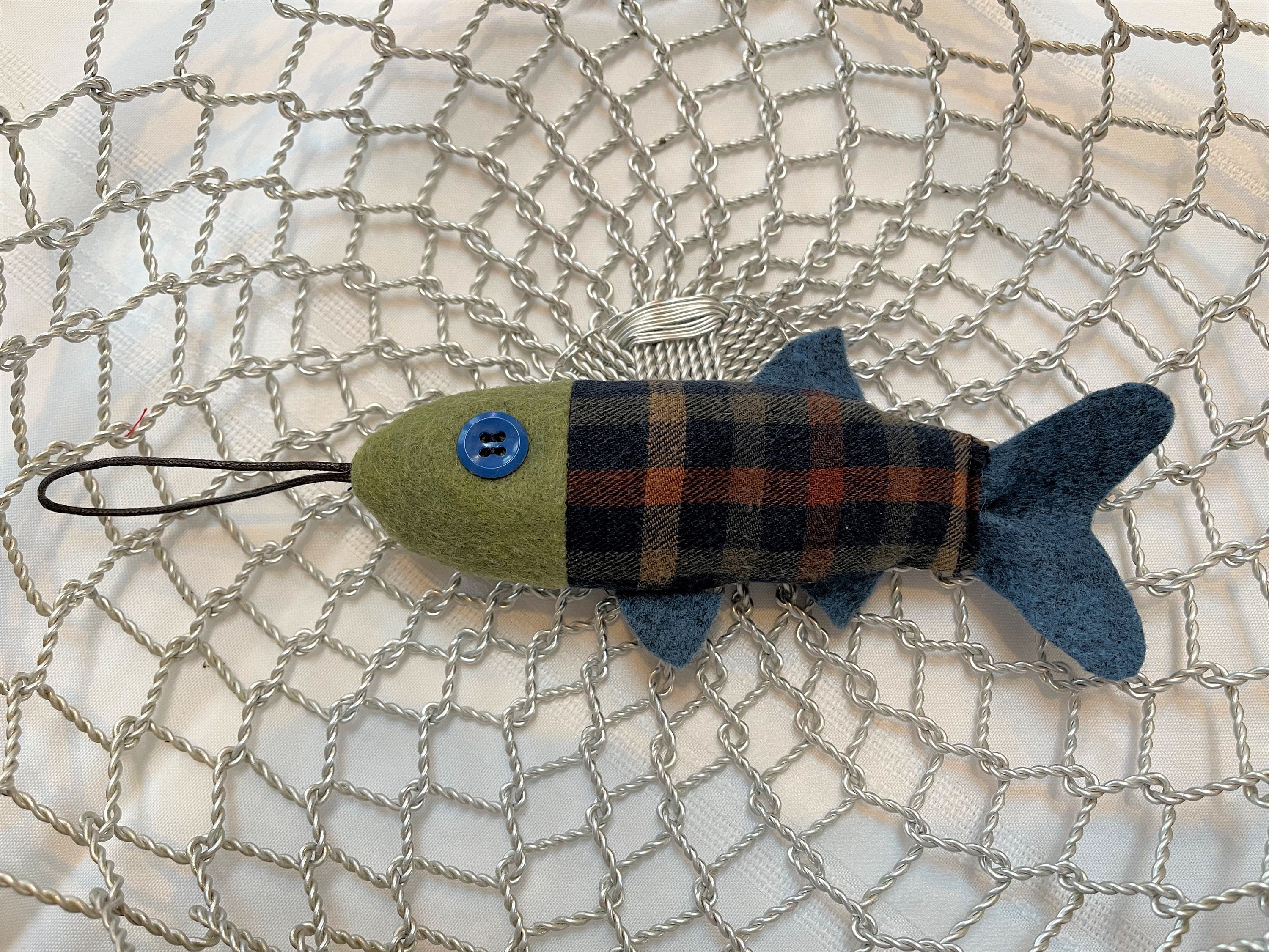 Minnow, Fish Pattern, Memory Fish, Loved One Keepsake, Made From Shirt ...