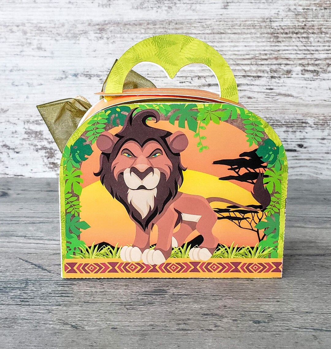 Lion King - Party- Multi/3d Layered - Favor Boxes - Treat Box - Etsy