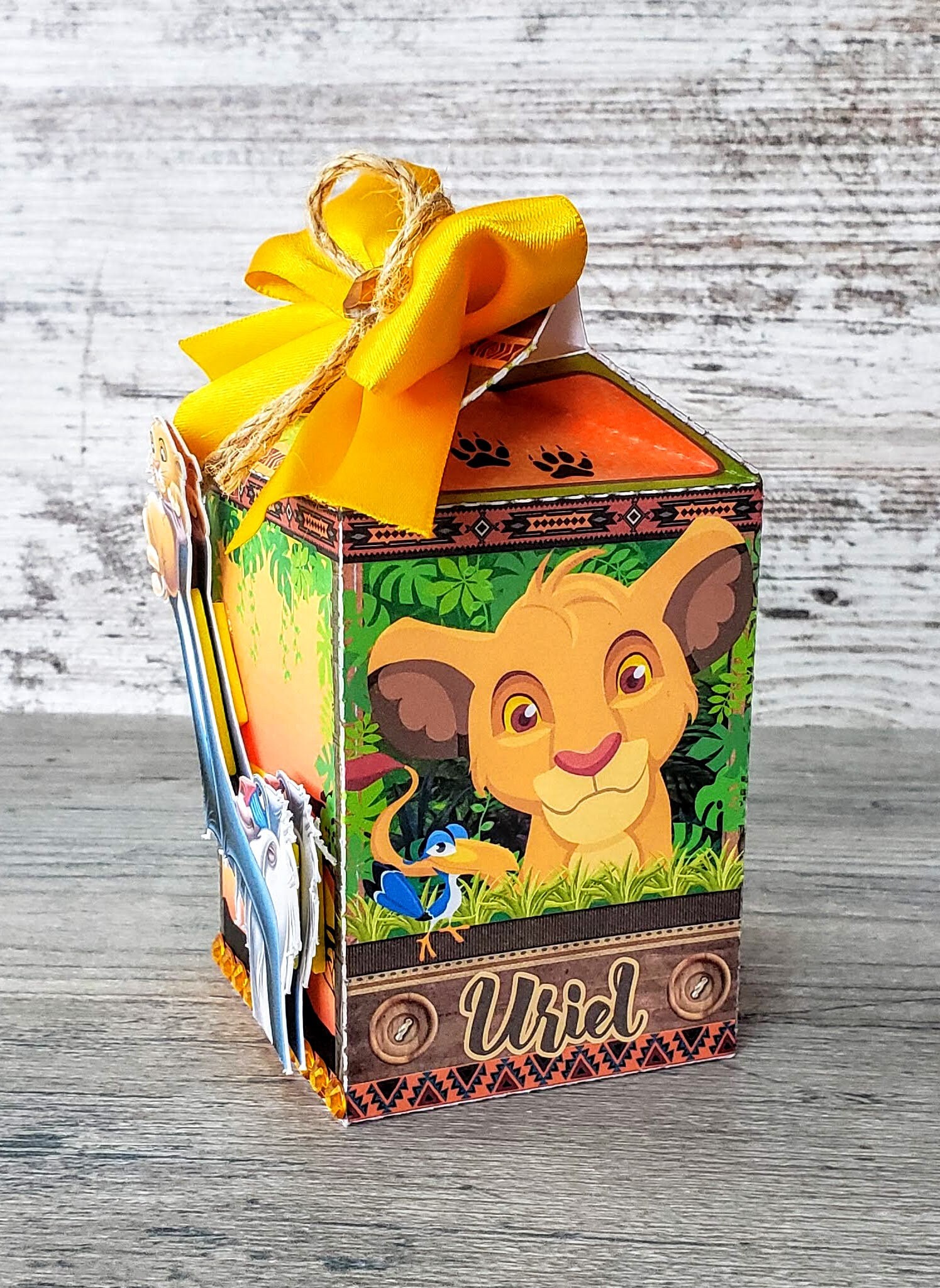 Lion King - Party- Multi/3d Layered - Favor Boxes - Treat Box - Etsy