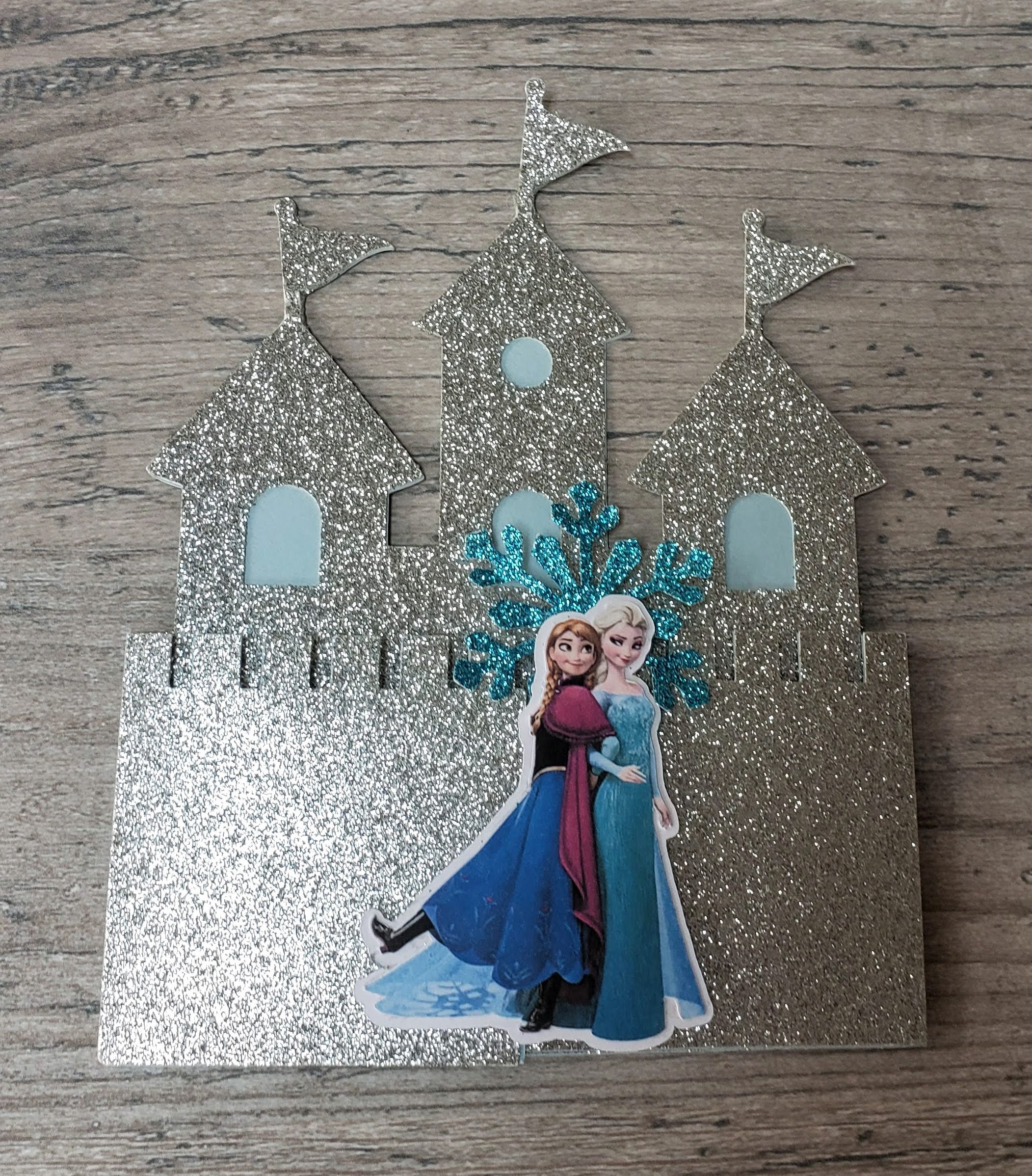 Glitter Castle (frozen)- Castle Invitation - Princess Invitation ...