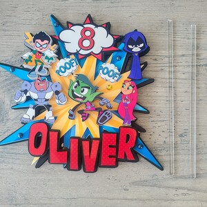 Teen Titans Cake Topper - Etsy