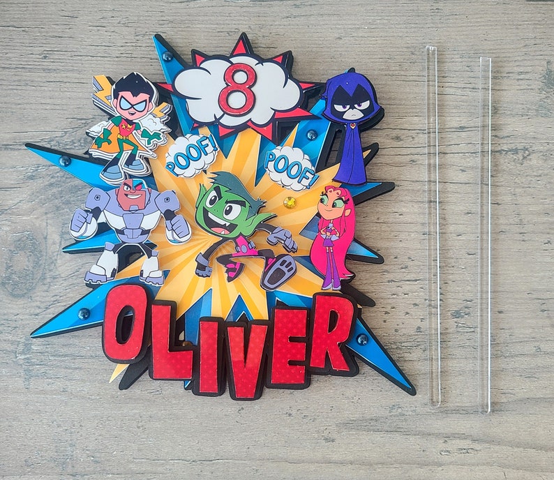 Teen Titans Cake Topper - Etsy