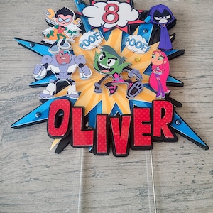 Teen Titans Cake Topper - Etsy