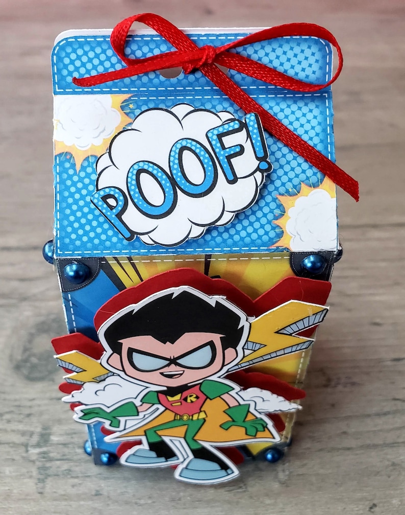 Teen Titans Birthday - Party- Multi/3d Layered - Favor Boxes Kit - Etsy