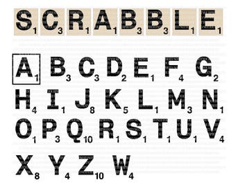 Scrabble letters | Etsy