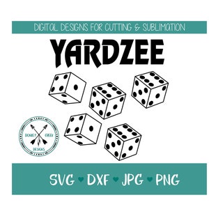 Yardzee SVG Yardzee Dice Game Bundle Family Yard Game | Etsy Canada