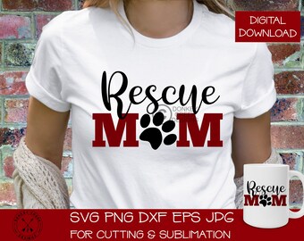 We Rescued Each Other Rescue Dog SVG and Cut Files for - Etsy