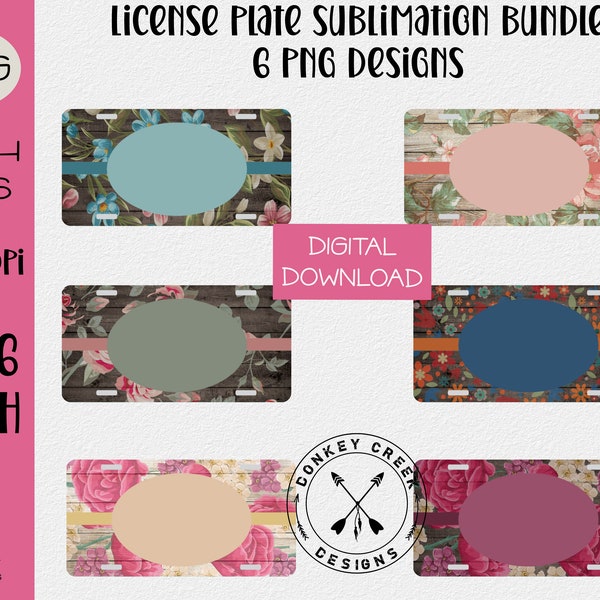 Sublimation Car Tag - Etsy