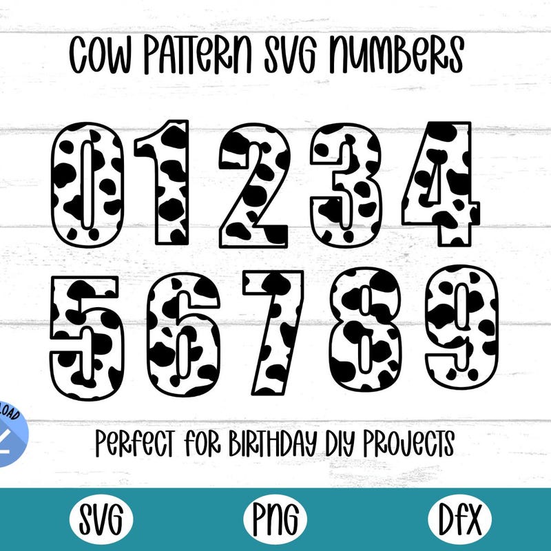 Cow Print Svg - Etsy