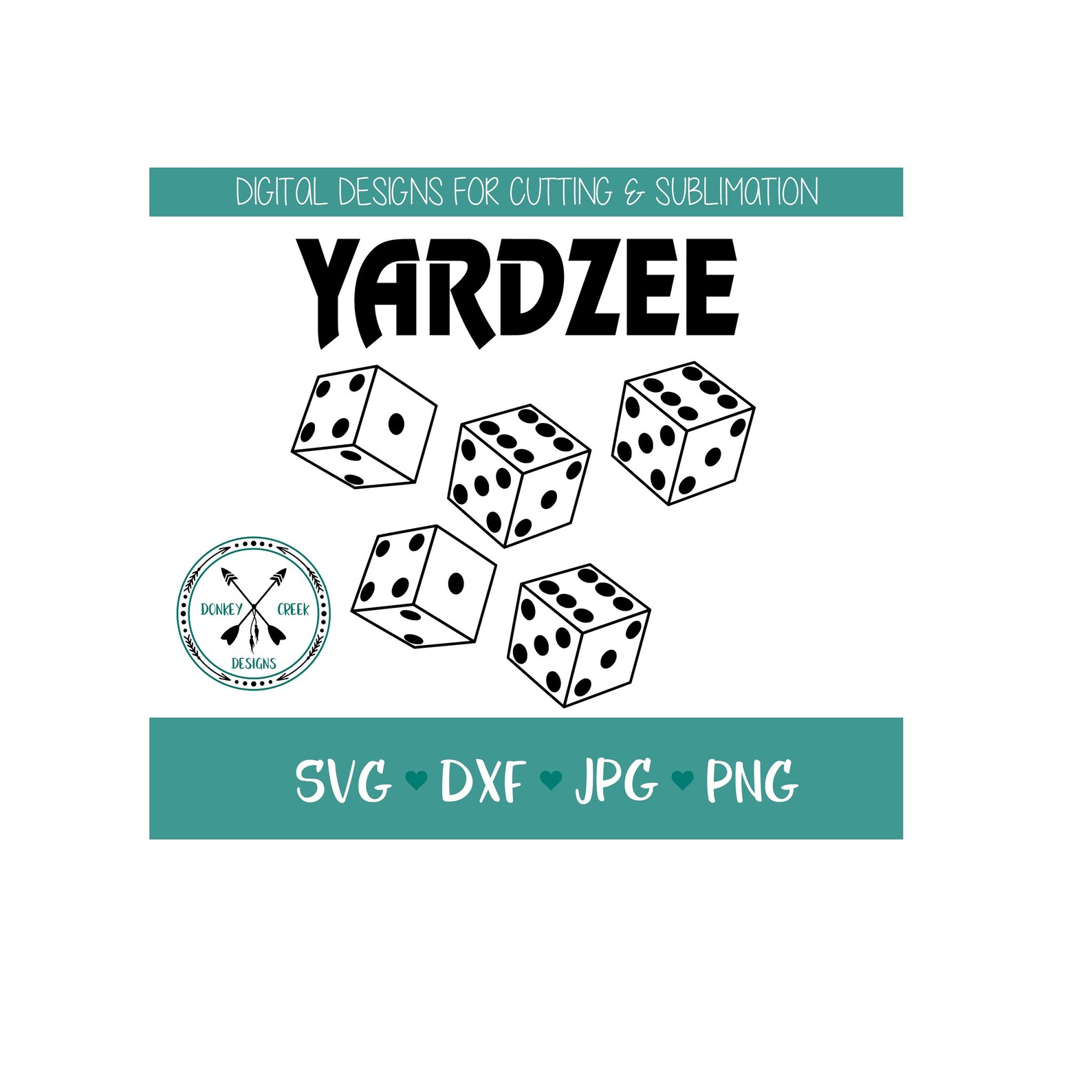 Yardzee SVG Yardzee Dice Game Bundle Family Yard Game | Etsy Canada