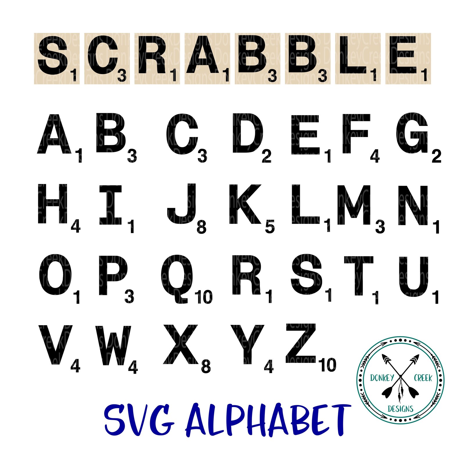 Scrabble Letters SVG Scrabble Tile Svg DIY Scrabble Letters | Etsy New ...