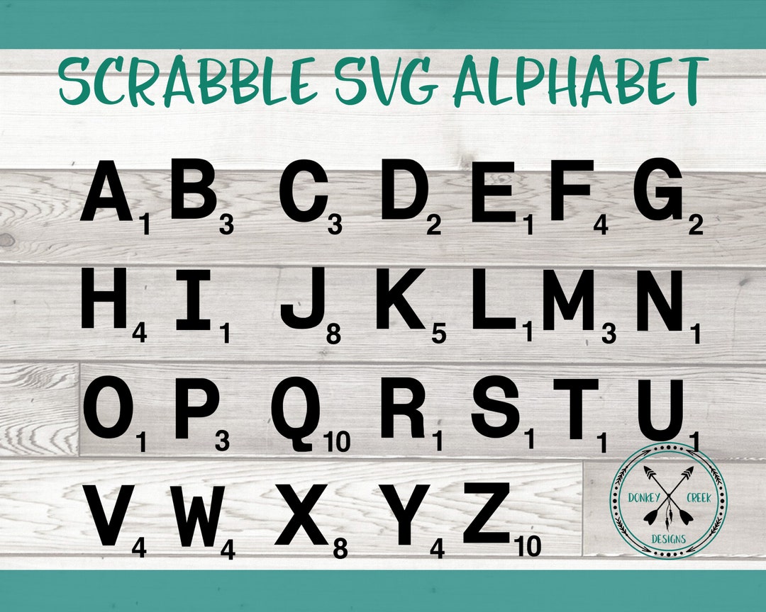 Scrabble Letters SVG Scrabble Tile Svg DIY Scrabble Letters Scrabble ...