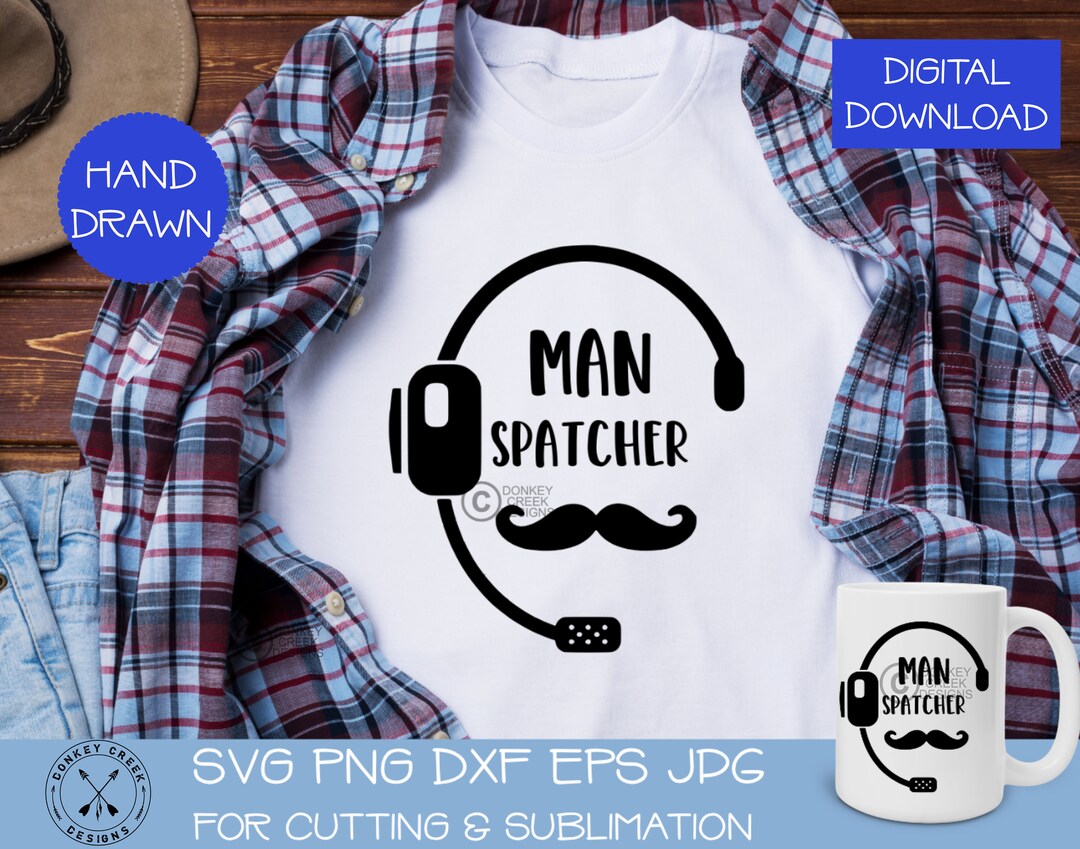 911 Dispatcher Svg 911 Headset Male Dispatcher Decal Svg - Etsy