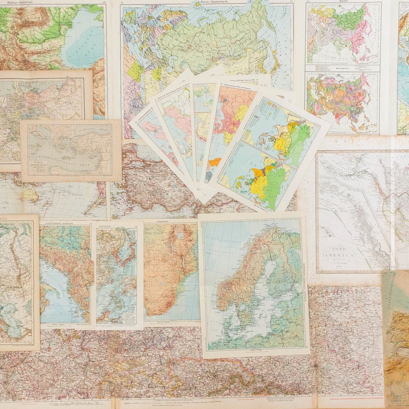 Antique Maps - Etsy