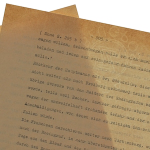 20 X Vintage Typewriter Manuscripts | Typewriter Prints | Original ...