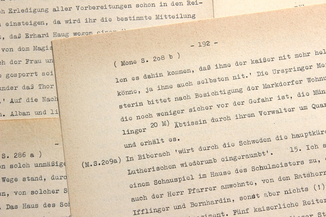 20 X Vintage Typewriter Manuscripts | Typewriter Prints | Original ...