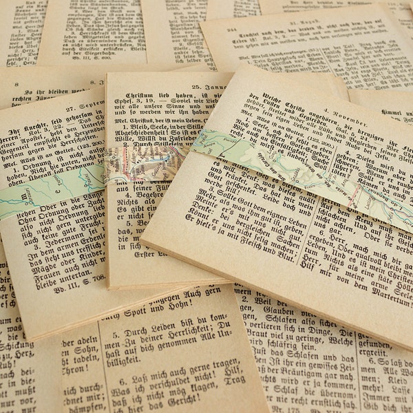 Antique Book Pages - Etsy