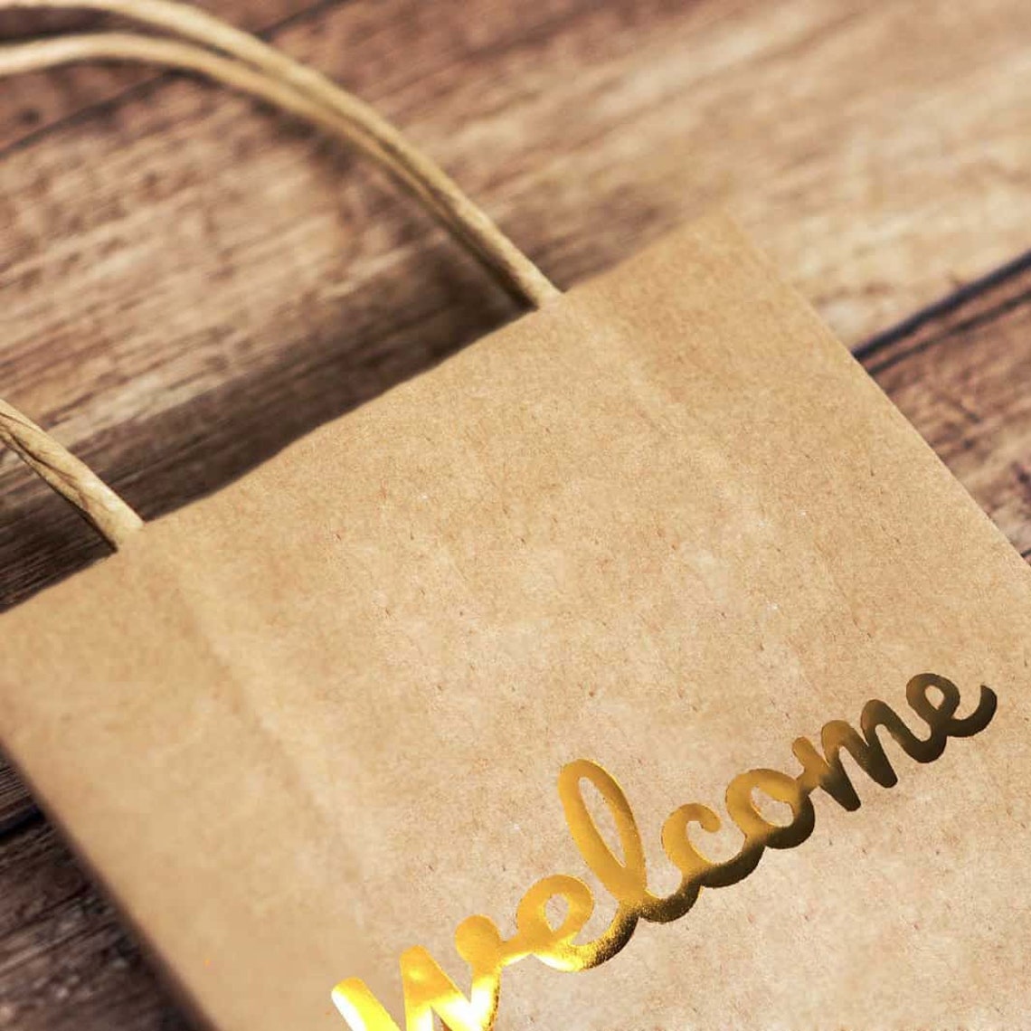 Wedding Welcome Bags Welcome Gift Favor Bag With Gold Foil - Etsy